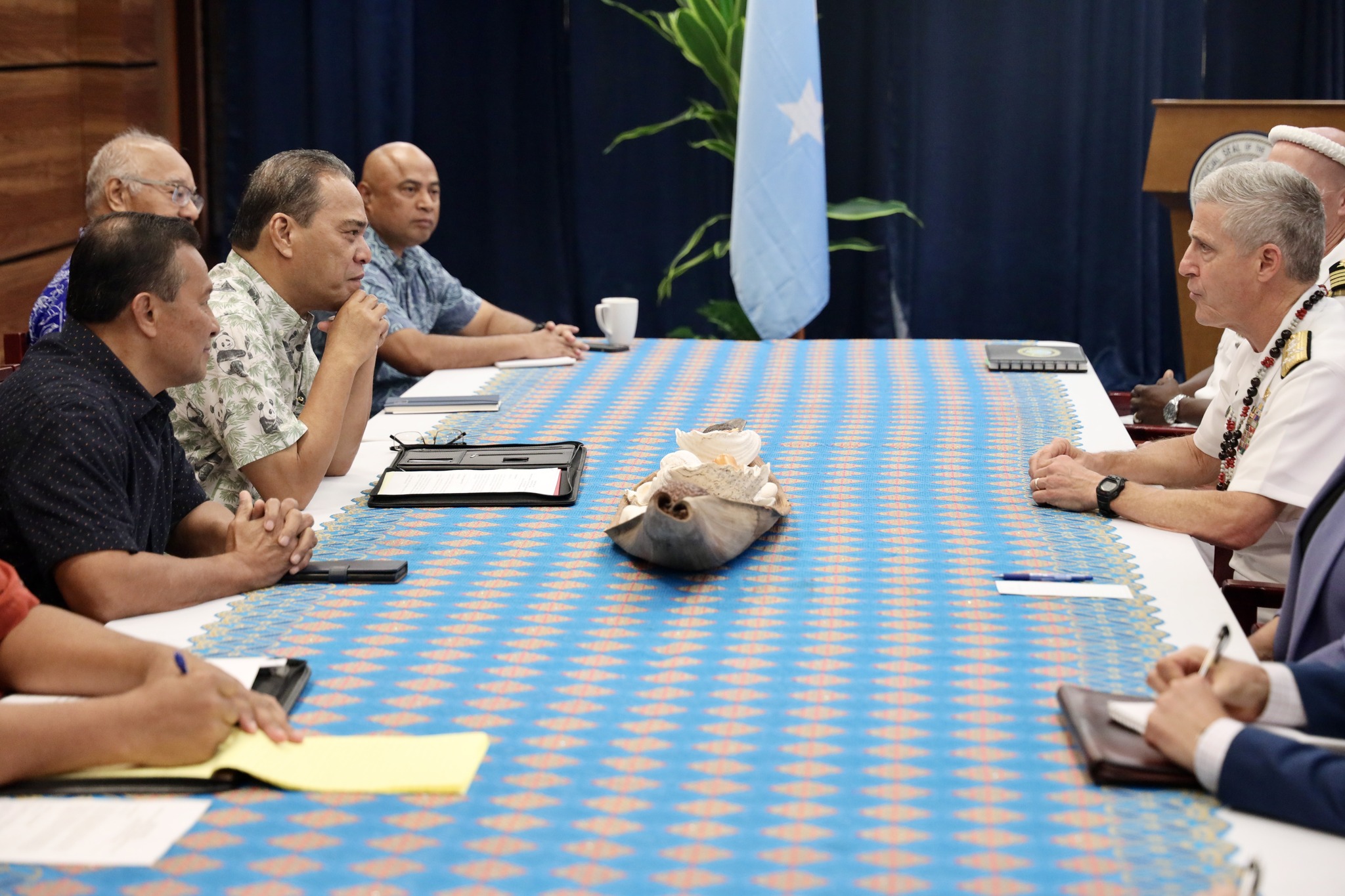 President Simina Meets with U.S. Admiral, Reaffirms Strategic ...