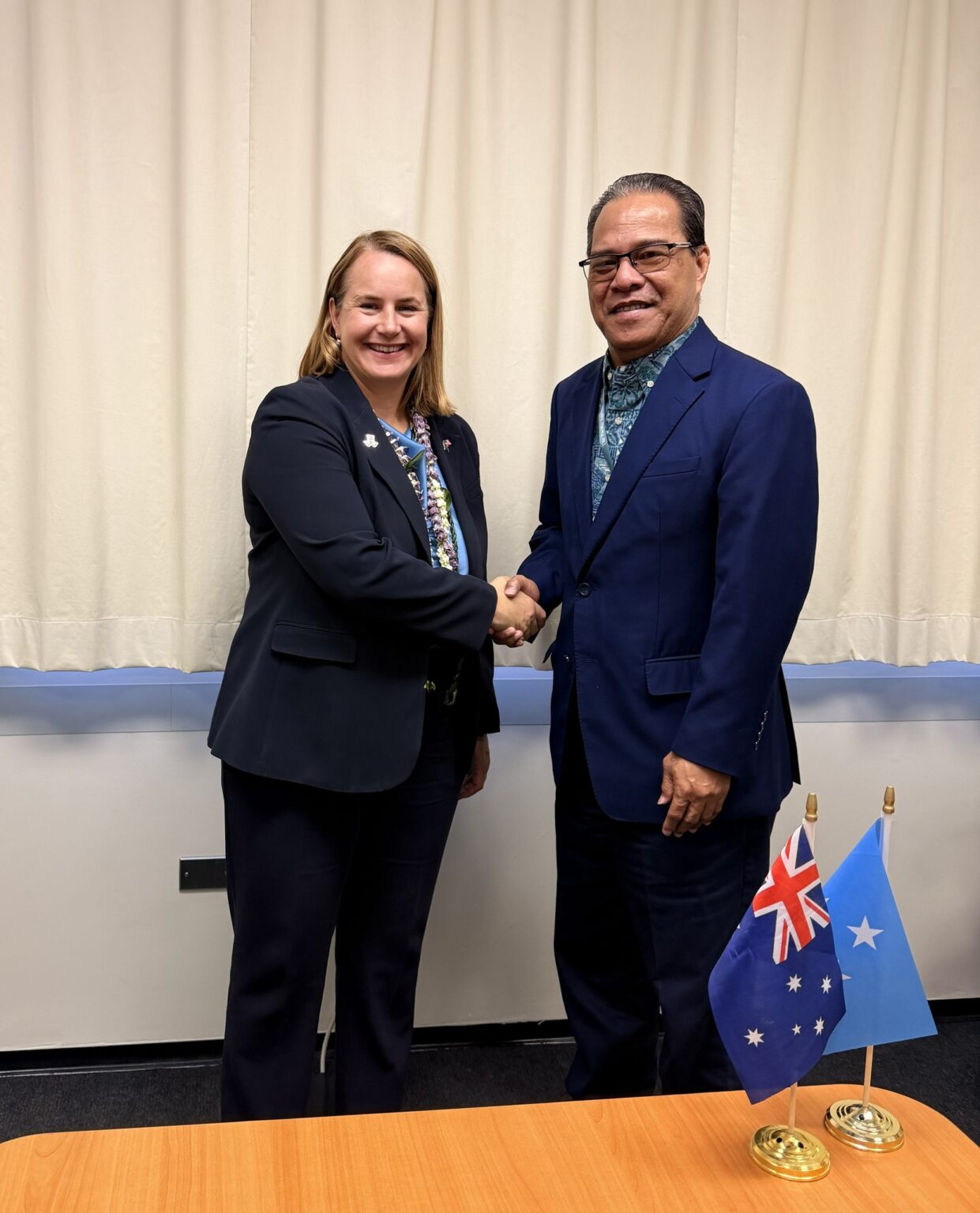 President Simina Meets with Australian Assistant Minister Nita Green to ...